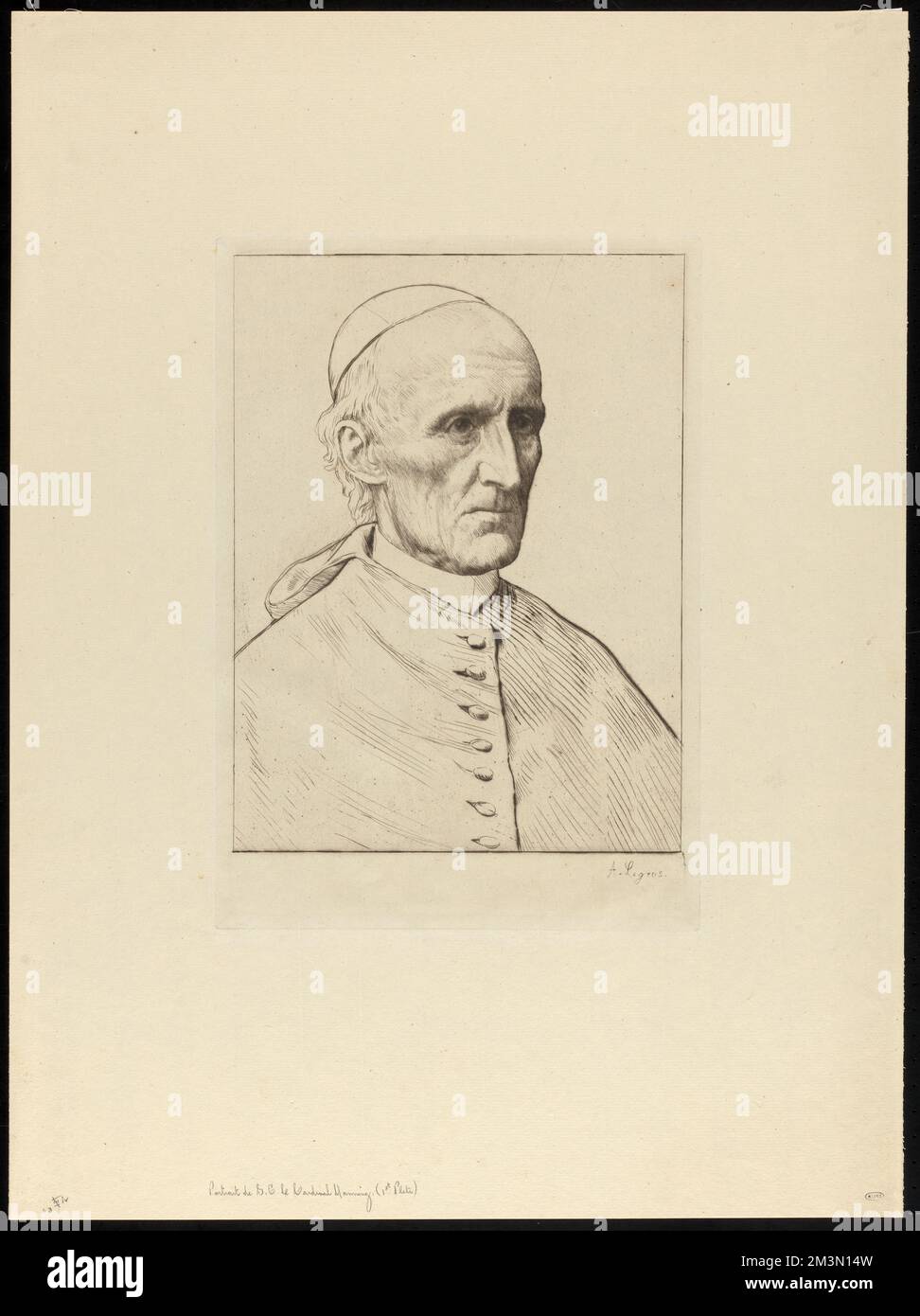 Portrait de S.E. le Cardinal Manning (1st plate) , Cardinals, Manning ...