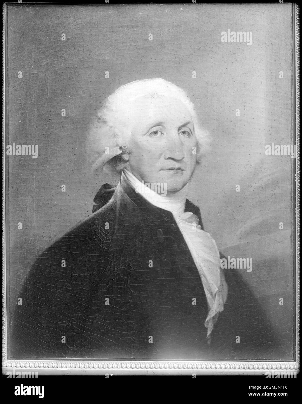 Portrait, George Washington, by Trumbull, at Harvard , Portrait ...