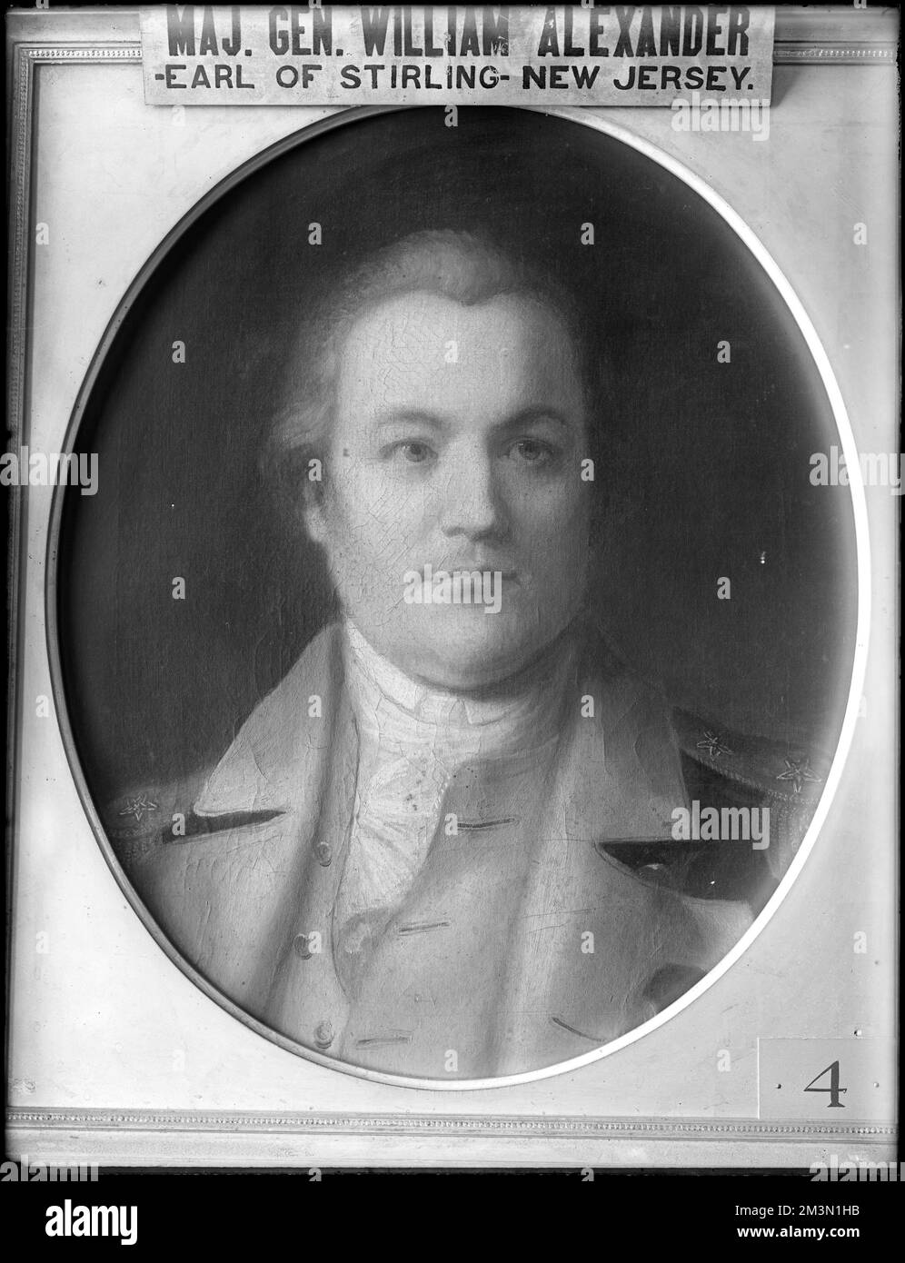 Portrait, Major General William Alexander, Earl of Stirling, New Jersey ...