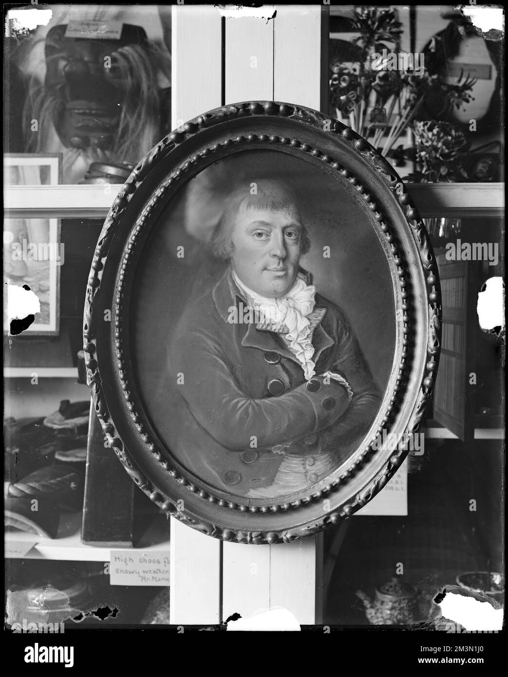 Portrait, Henry Elkins, 1761-1836, from pastel by Hirschmann, Holland ...