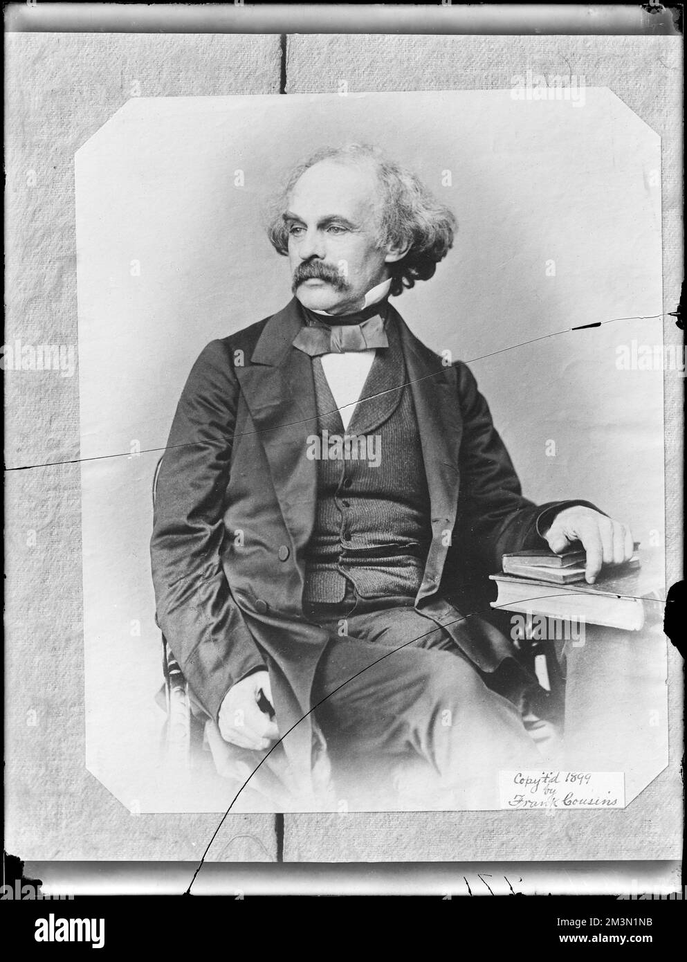 Portrait, Nathaniel Hawthorne, from photo taken May 19, 1860 by Mayall ...