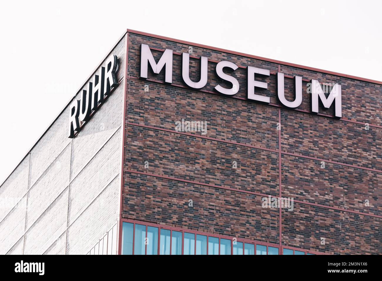 27 July 2022, Essen, Germany: Ruhr industrial Museum in Zollverein coal ...