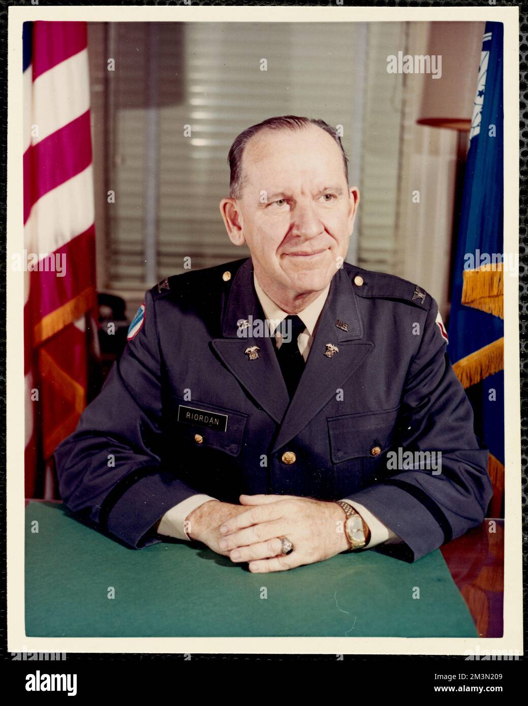Portrait of Col. Riordan C.O. , Military officers. Records of U.S. Army ...
