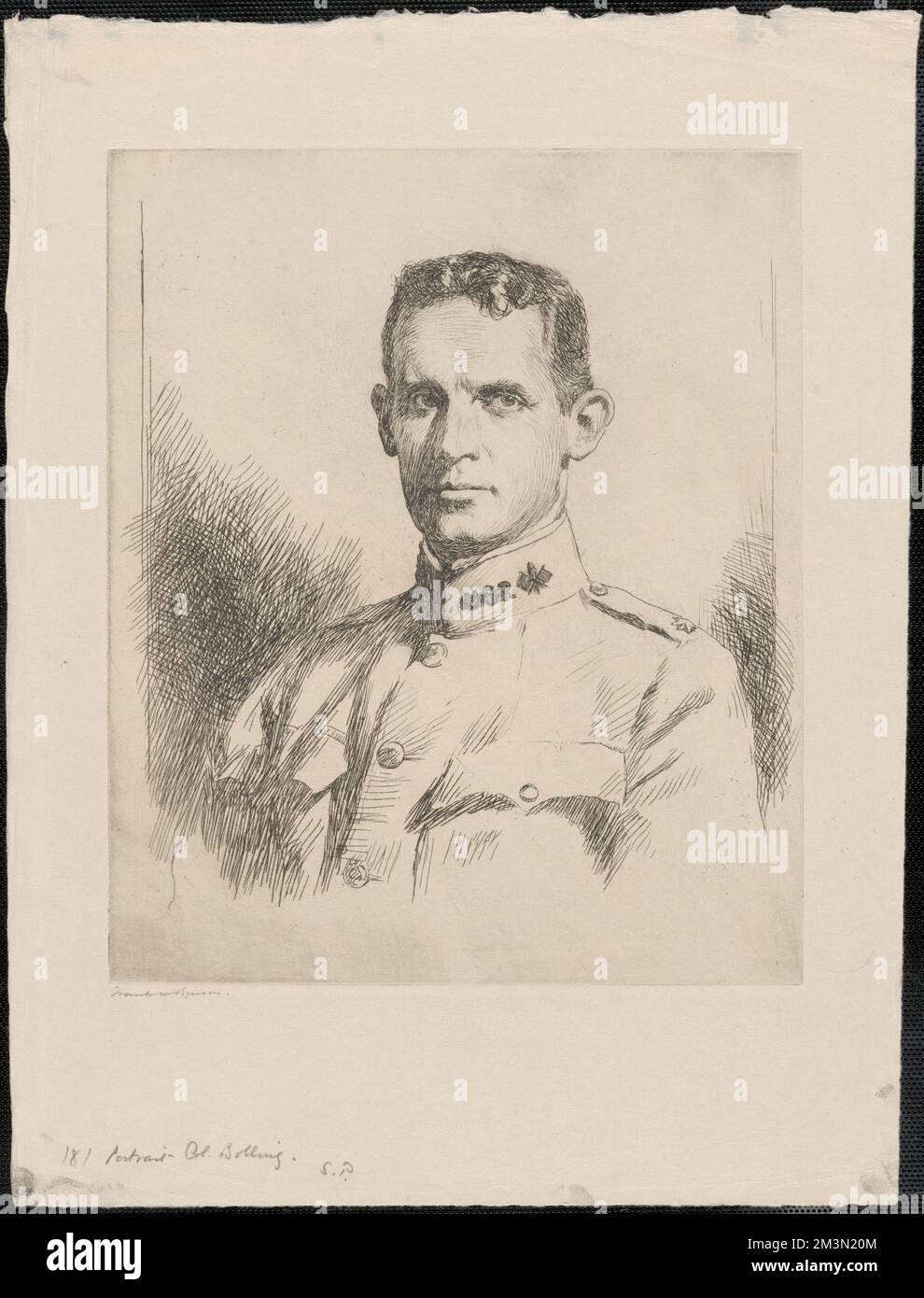 Portrait of Colonel Bolling , Military officers. Frank W. Benson (1862 ...