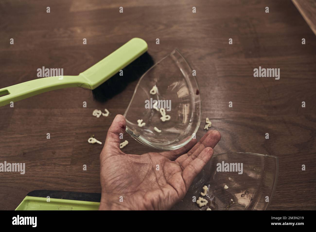 Broken glass blood hi-res stock photography and images - Alamy