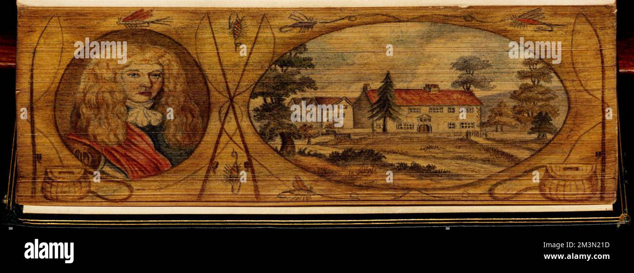 Portrait of Cotton ; View of Beresford Hall , Birthplaces, Houses ...