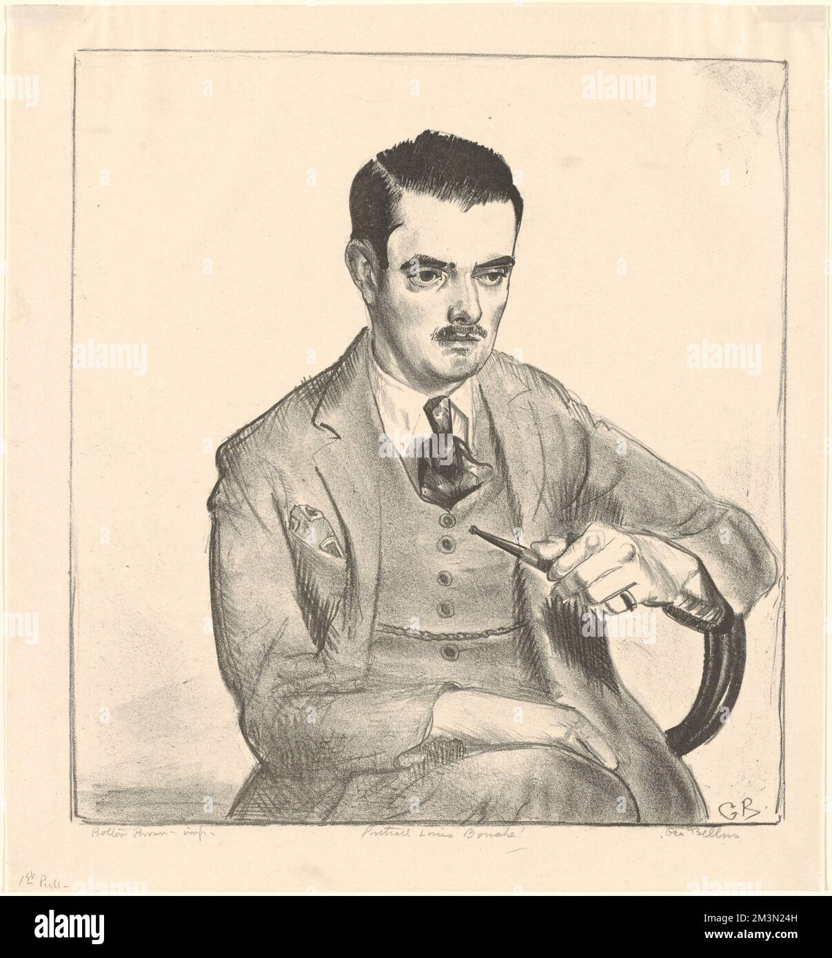 Portrait of Louis Bouché , Artists, Business people, Bouché, Louis ...