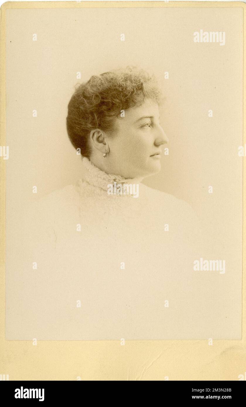Portrait of Miss Blake Stock Photo - Alamy