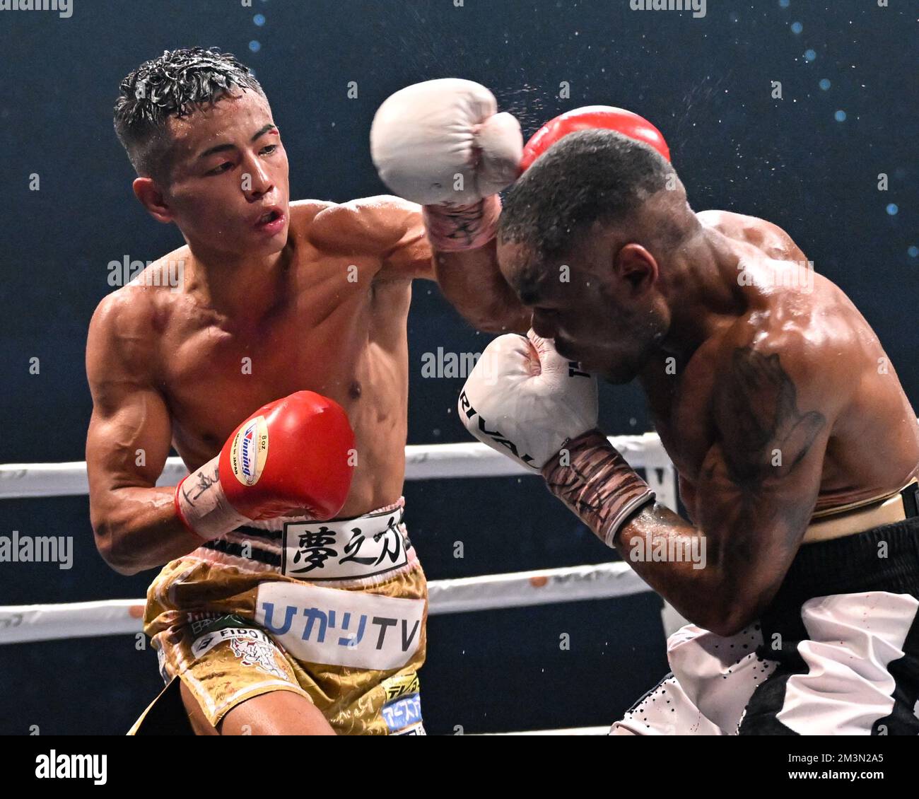 Tokyo, Japan. 13th Dec, 2022. Champion Yoshiki Takei (red gloves) of ...