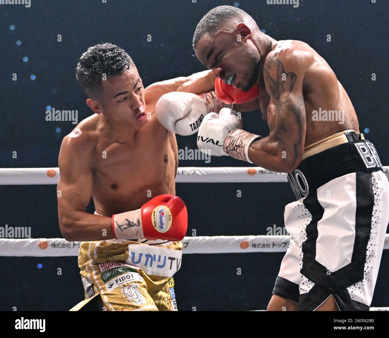 Tokyo, Japan. 13th Dec, 2022. Champion Yoshiki Takei (red gloves) of ...