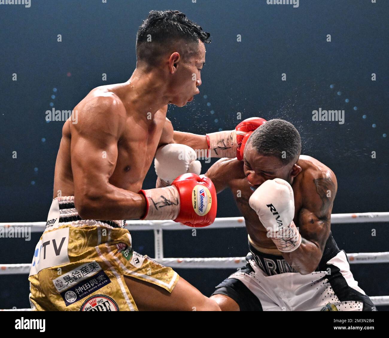 Tokyo, Japan. 13th Dec, 2022. Champion Yoshiki Takei (red gloves) of ...