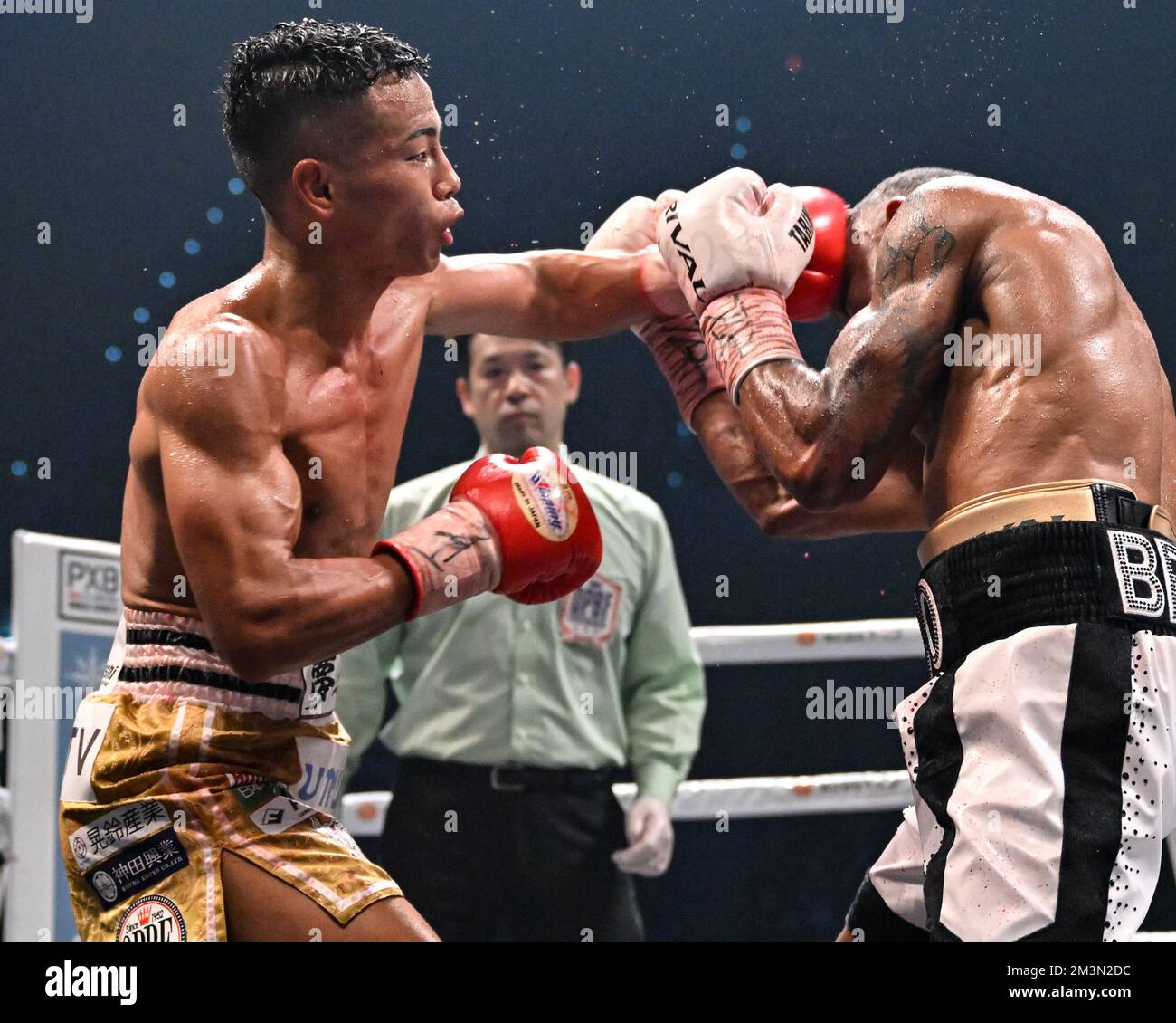Tokyo, Japan. 13th Dec, 2022. Champion Yoshiki Takei (red gloves) of ...