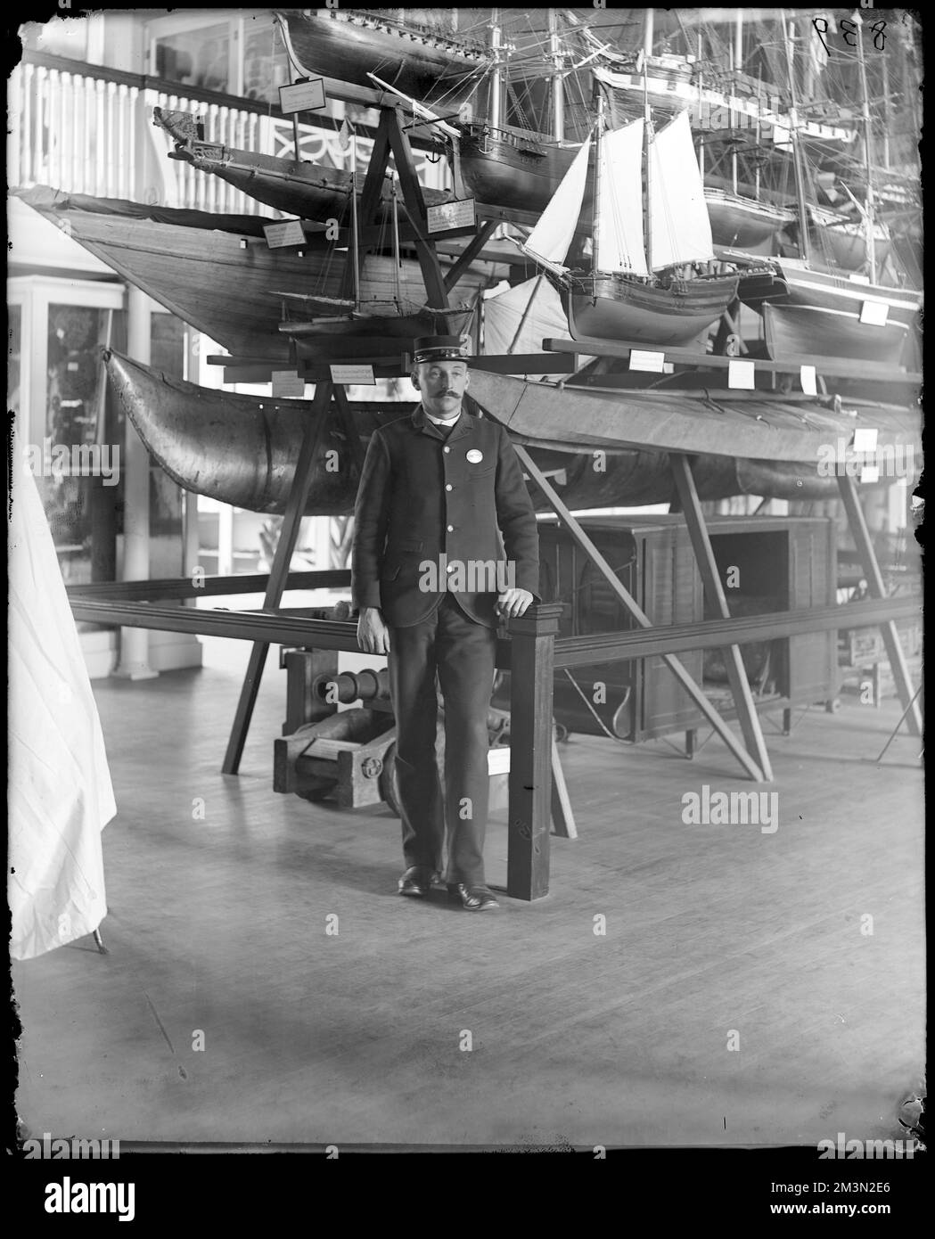 Portrait, photograph, John J. Connors, constable, Peabody Museum ...