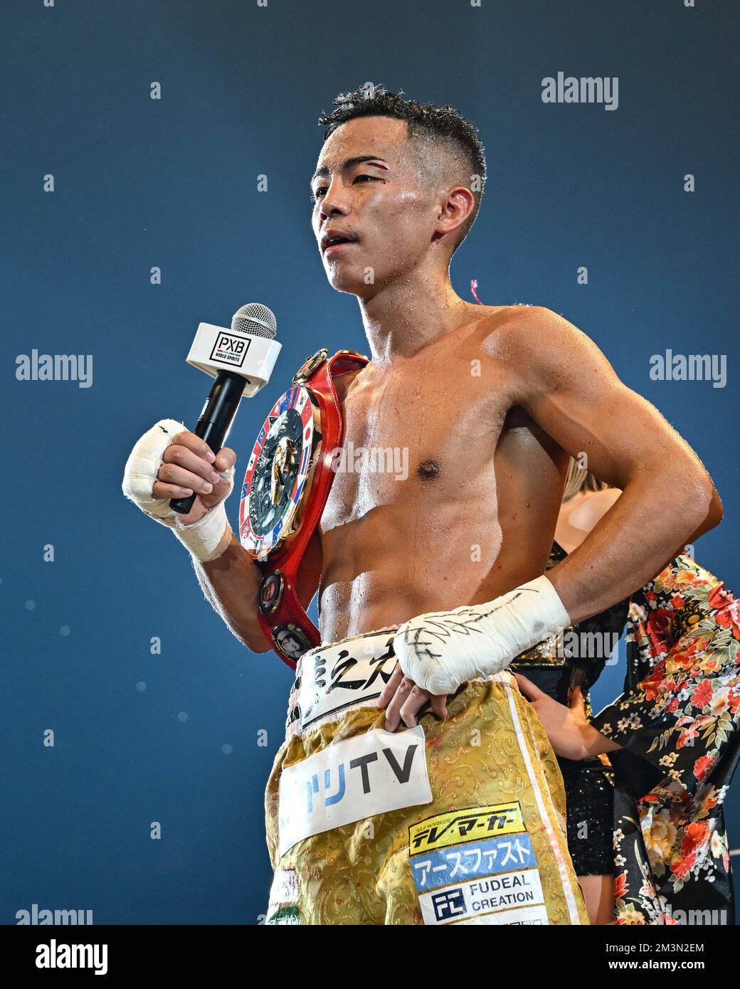 Tokyo, Japan. 13th Dec, 2022. Champion Yoshiki Takei won the OPBF Super ...
