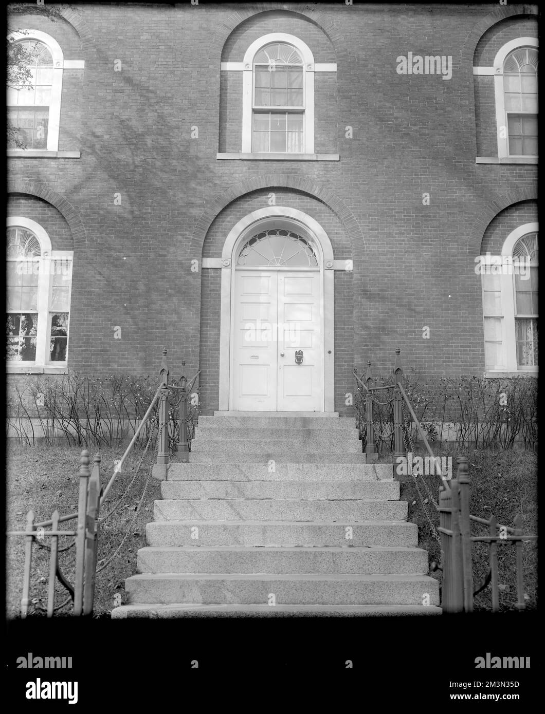 Portsmouth, New Hampshire, 180 Middle Street, exterior detail, door ...