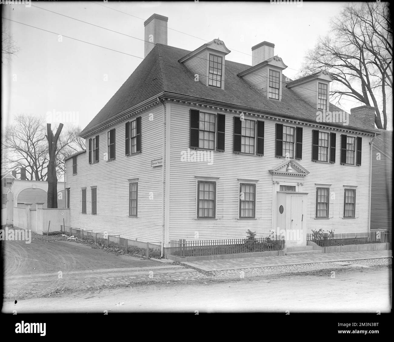 Portsmouth, New Hampshire, Pleasant Street, corner Edward Street, Jacob ...