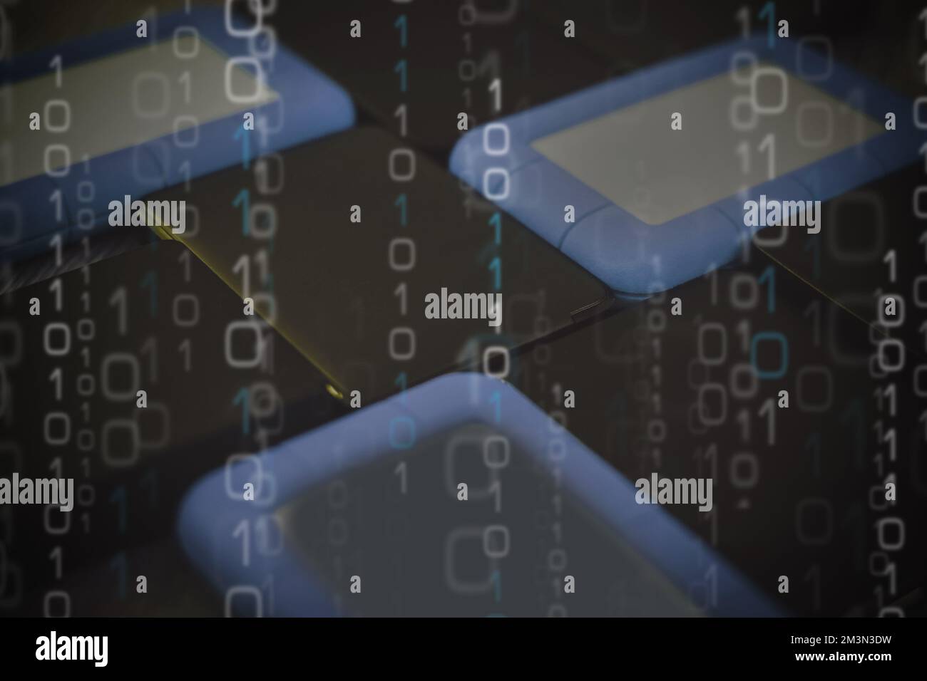 New technology, storage and backup concept. Hard disk drive on ...