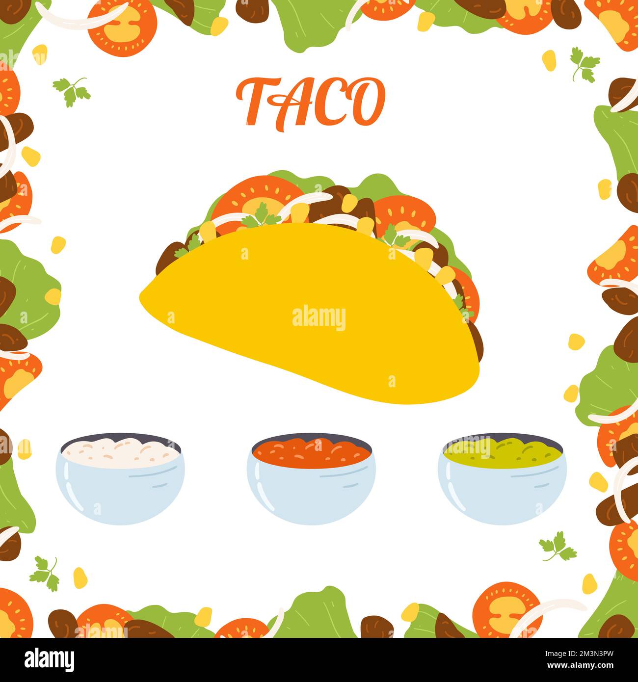 Mexican Food Clip Art Borders