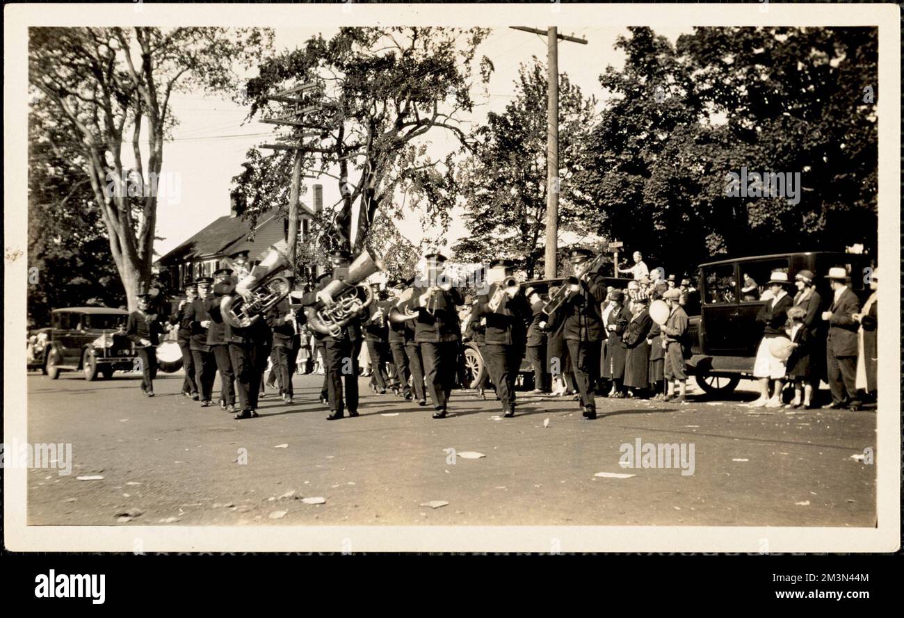 Post Office Square, Sharon. Boardman's Band from Boston , Parades and ...