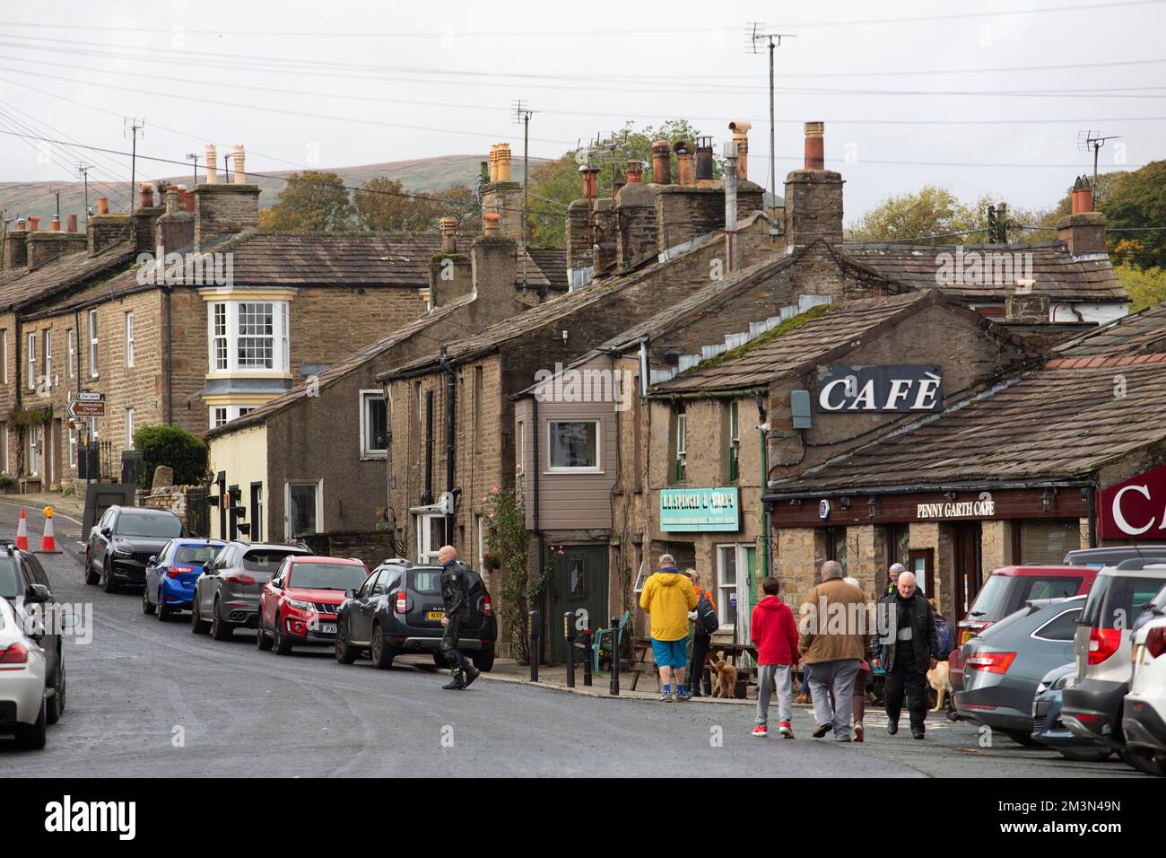 The market town of Hawes which is in the Richmondshire district of ...