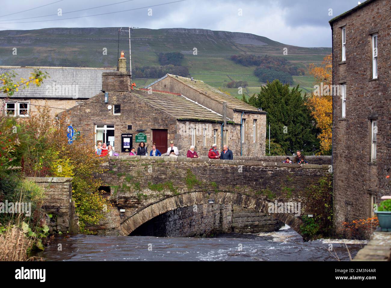 The market town of Hawes which is in the Richmondshire district of ...