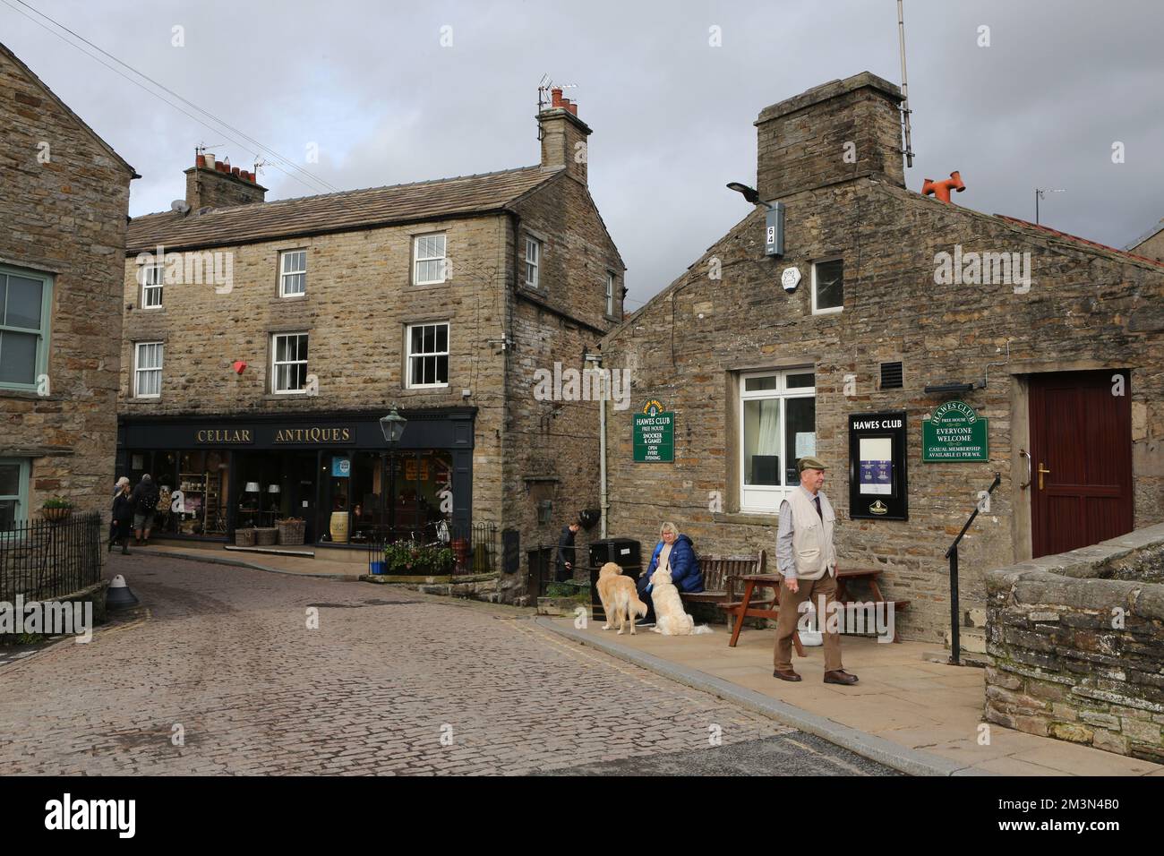 The market town of Hawes which is in the Richmondshire district of ...