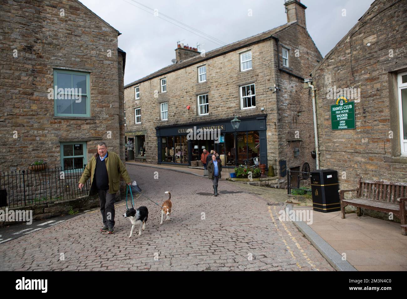 The market town of Hawes which is in the Richmondshire district of ...