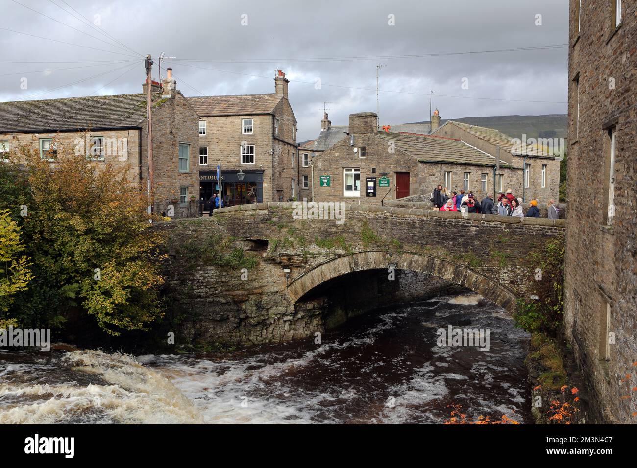The market town of Hawes which is in the Richmondshire district of ...