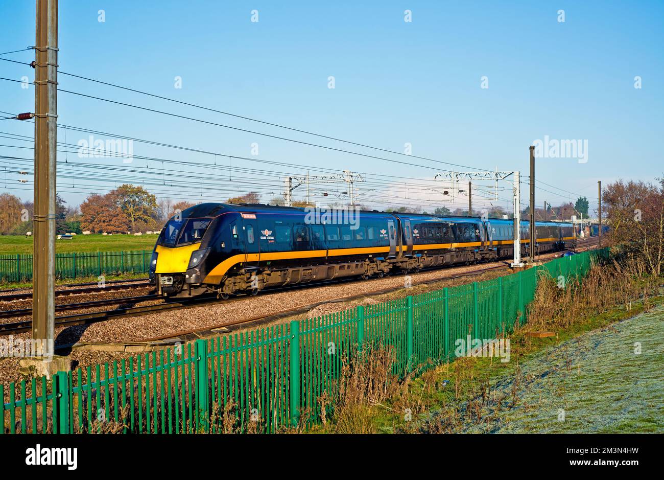Southbound Grand Central Train, Askam Bar, York, England Stock Photo ...