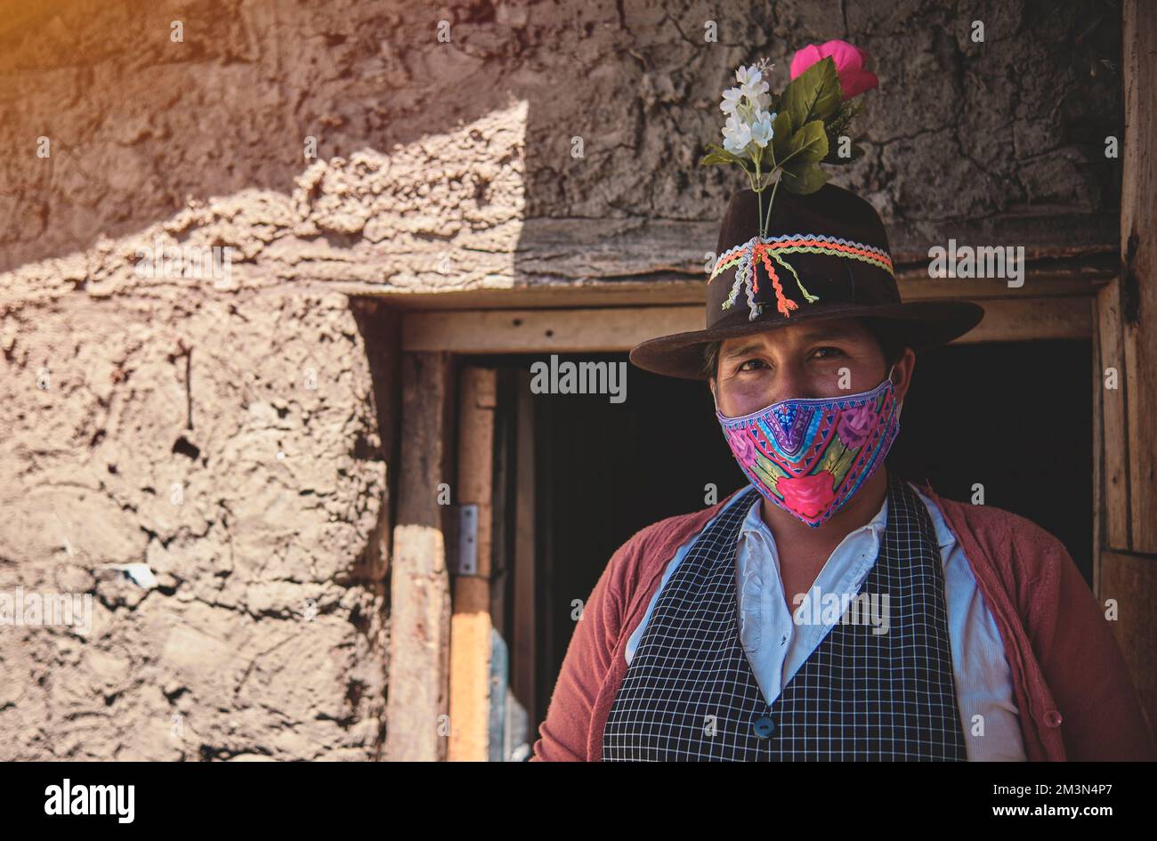 Portrait of Mayan woman with typical costume, Hispanic young woman with ...