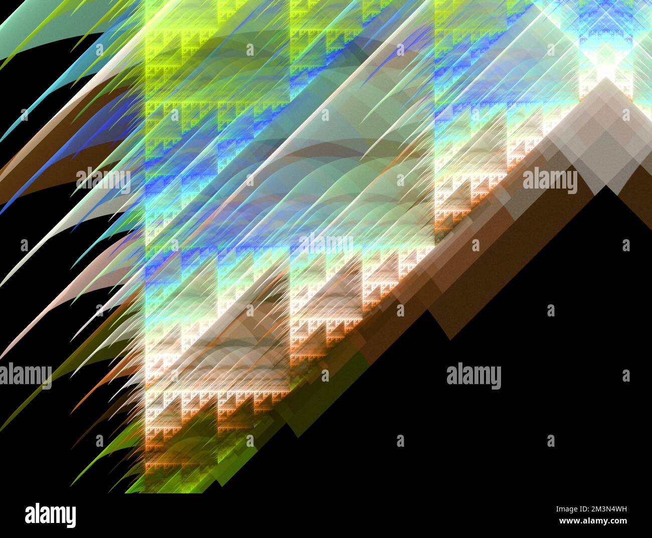 Imaginatory lush fractal texture image abstract background Stock Photo ...