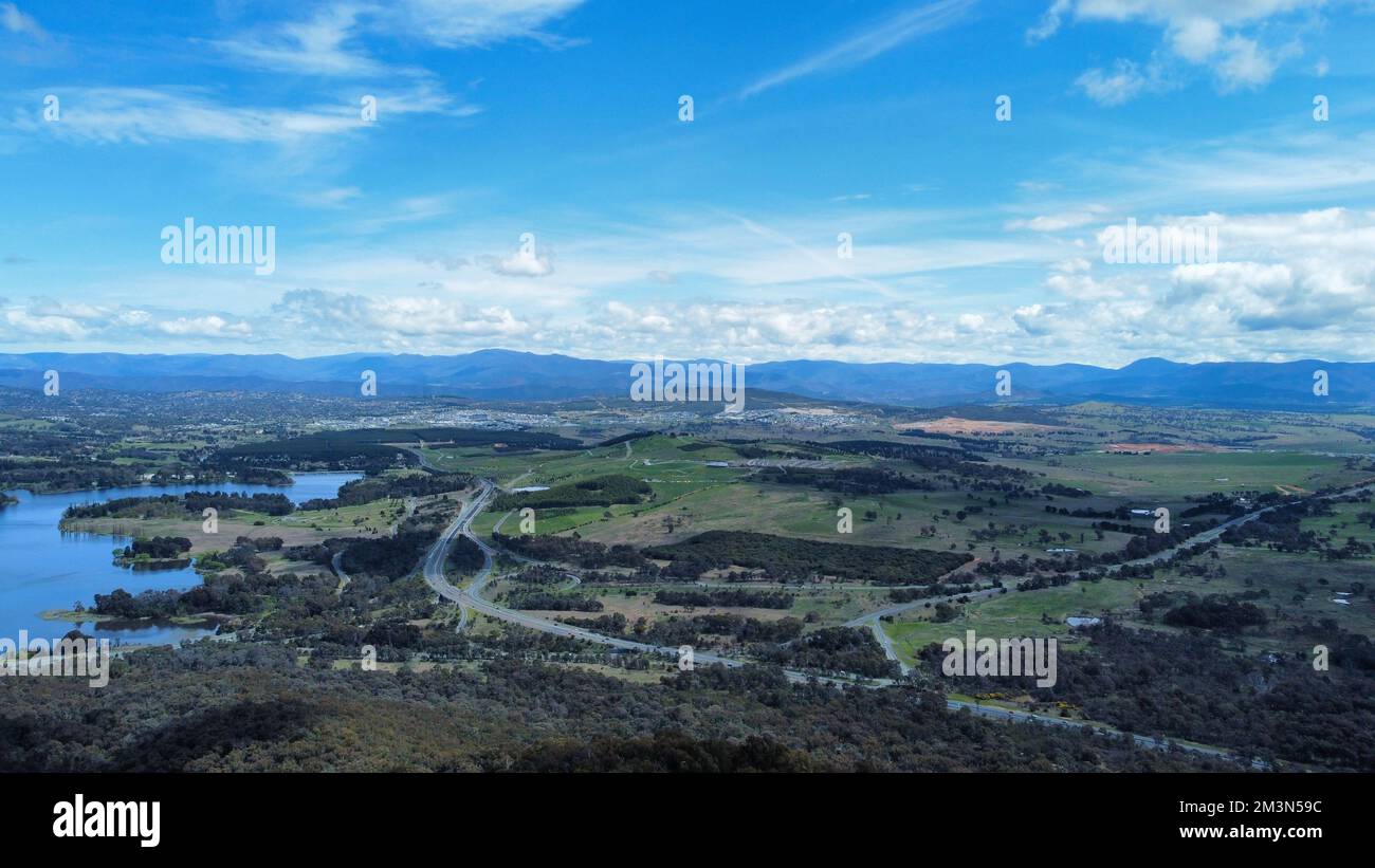 An aerial view of a natural landscape Stock Photo - Alamy