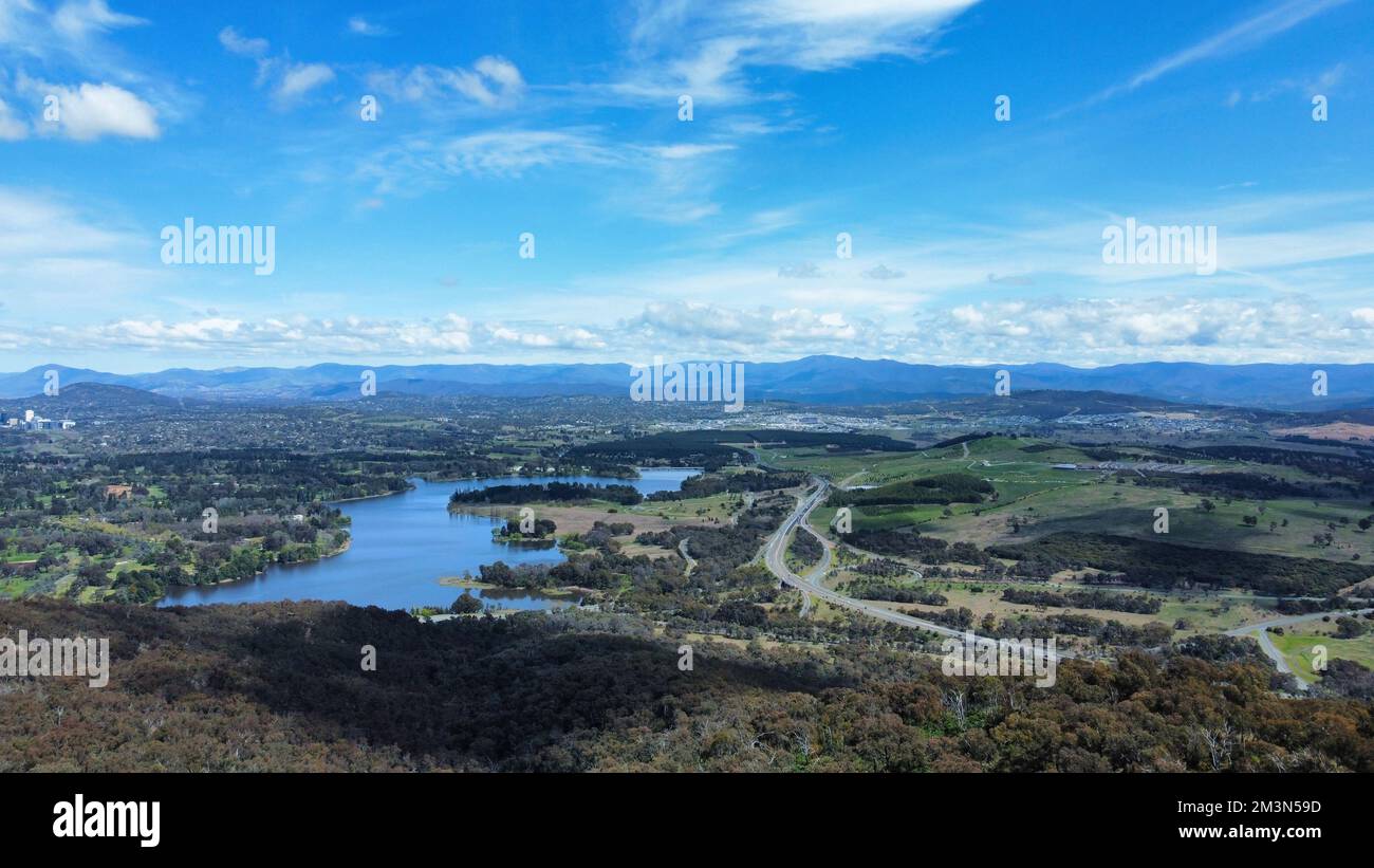 An aerial view of a natural landscape Stock Photo - Alamy