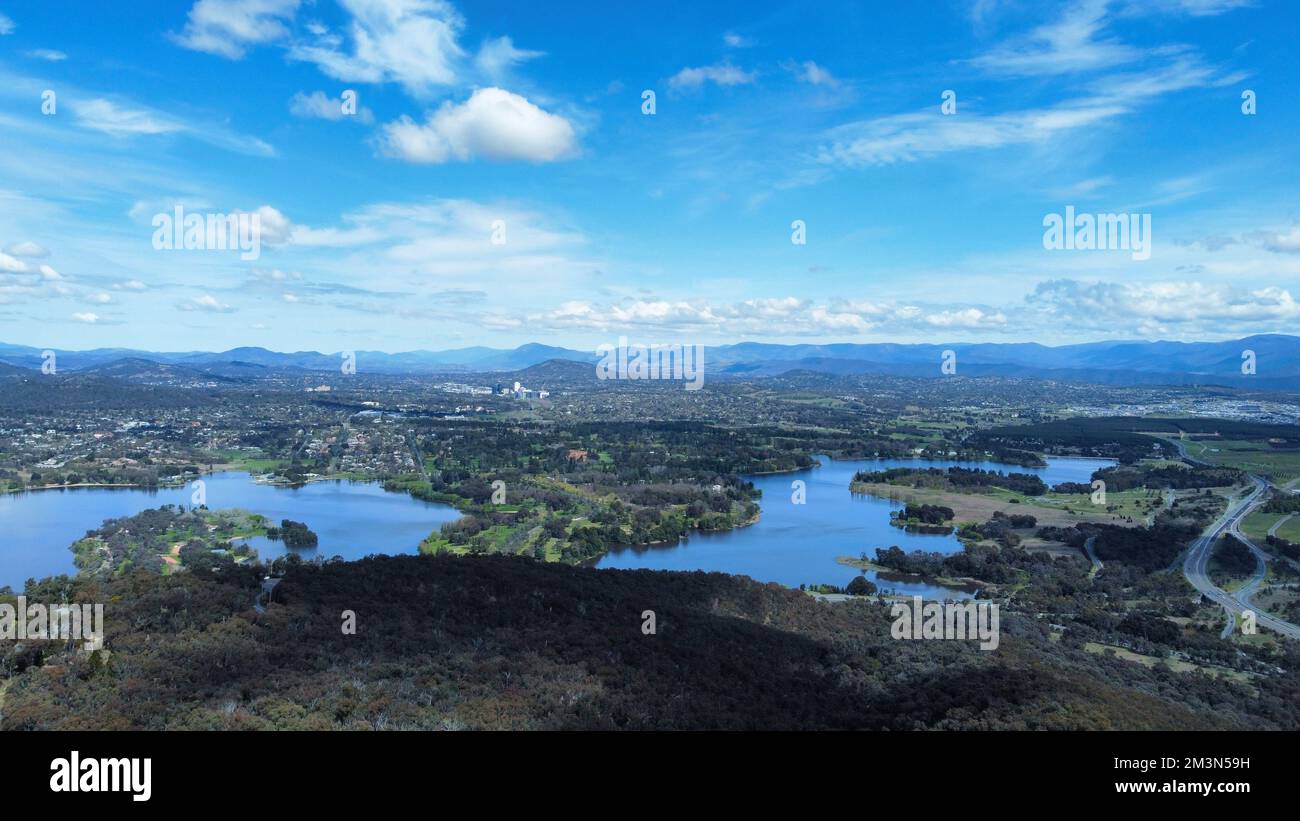 An aerial view of a natural landscape Stock Photo - Alamy