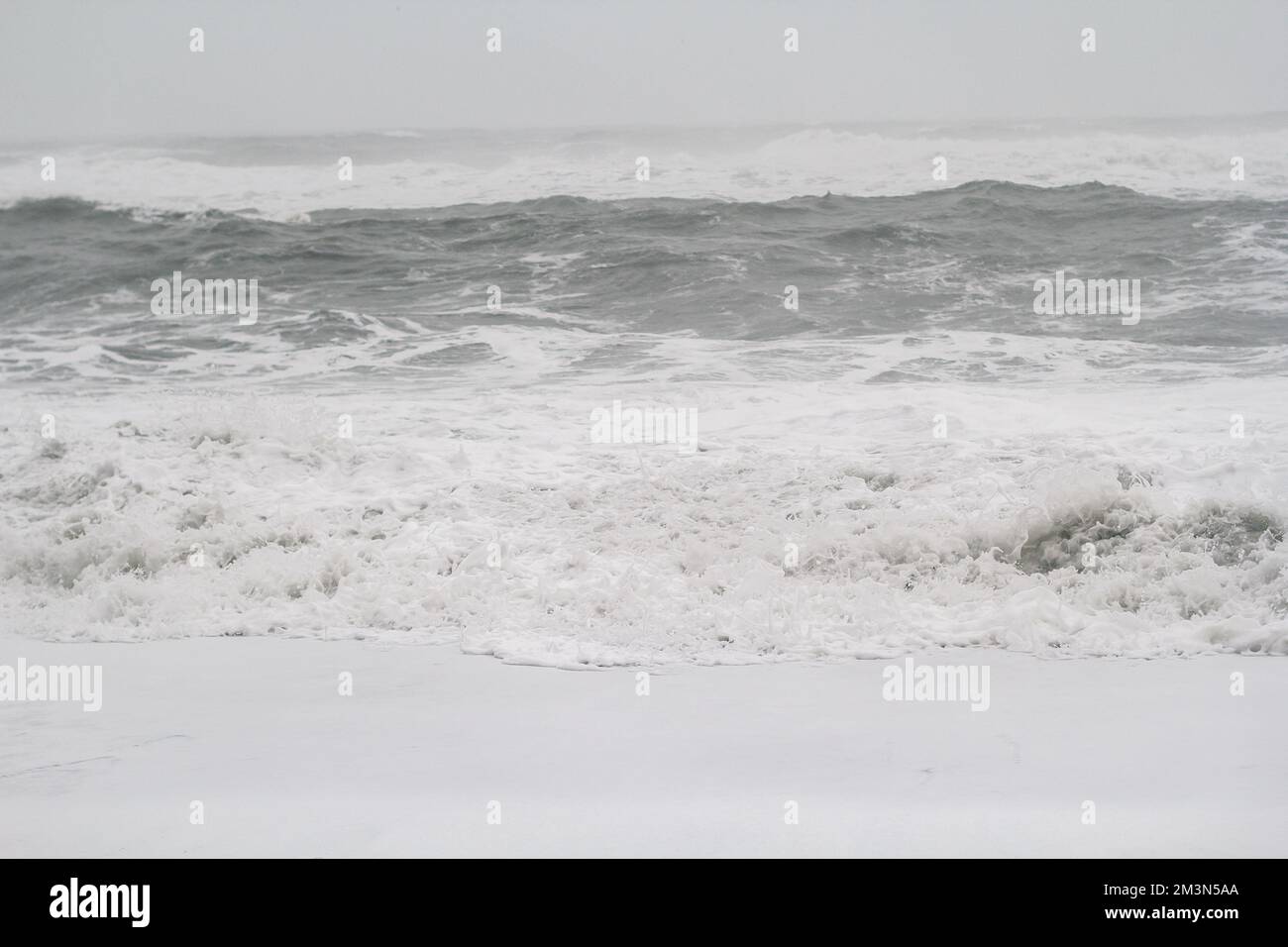 Swirling ocean sea water monochrome landscape photo Stock Photo - Alamy