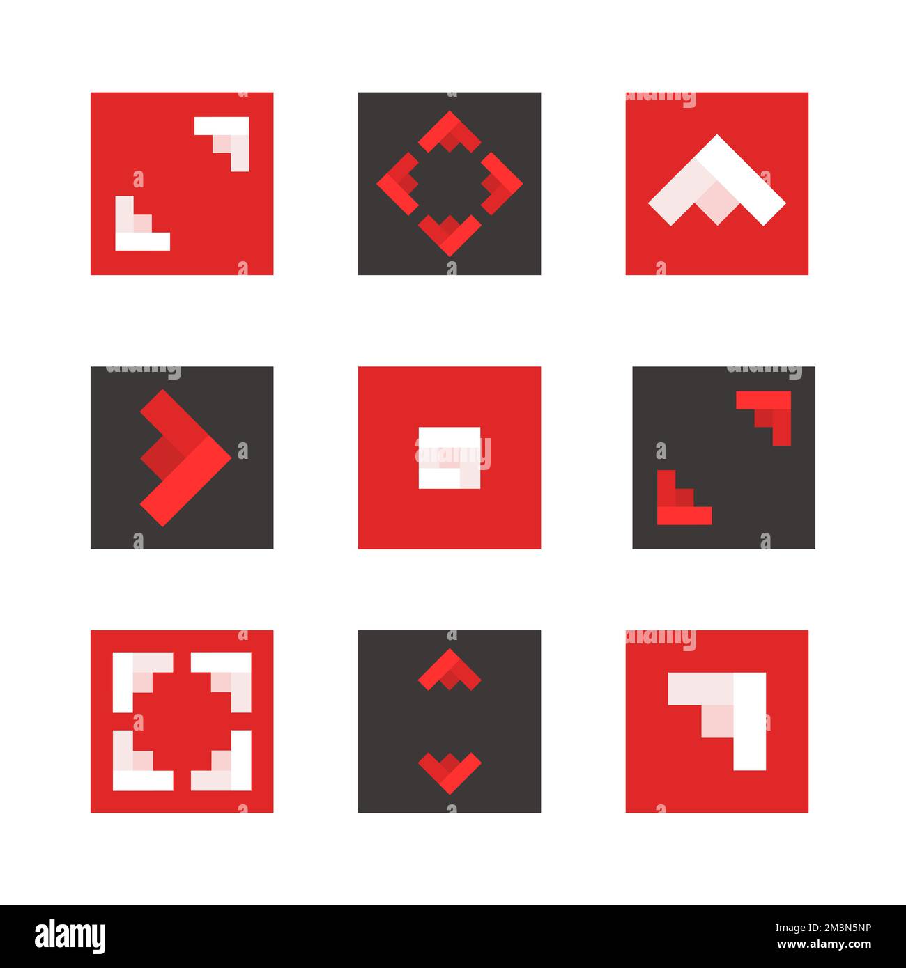 Vector abstract arrow logo design elements. Corporate business identity ...
