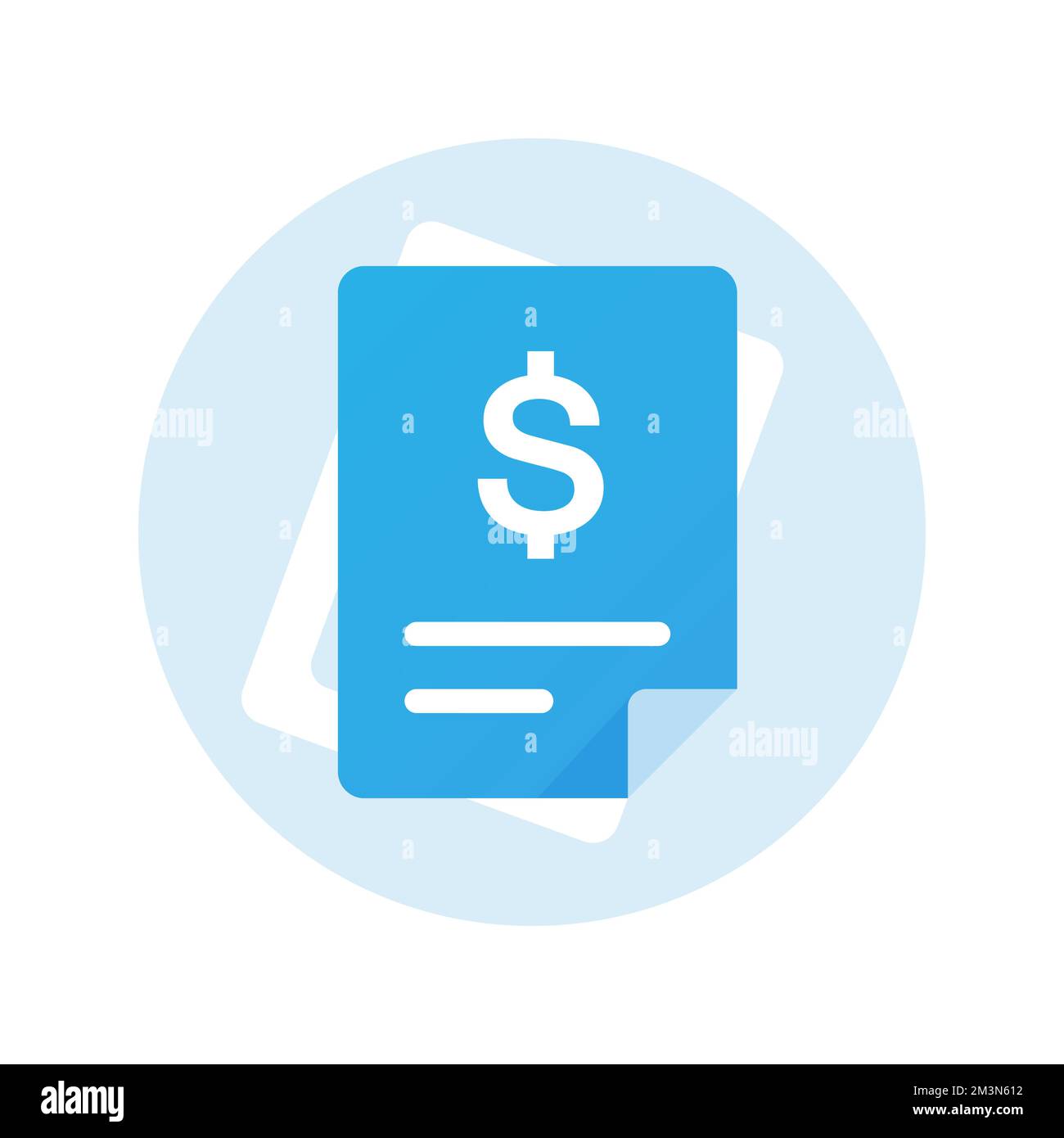 Invoice icon. Payment and bill invoice. Tax sign design. Paper ...