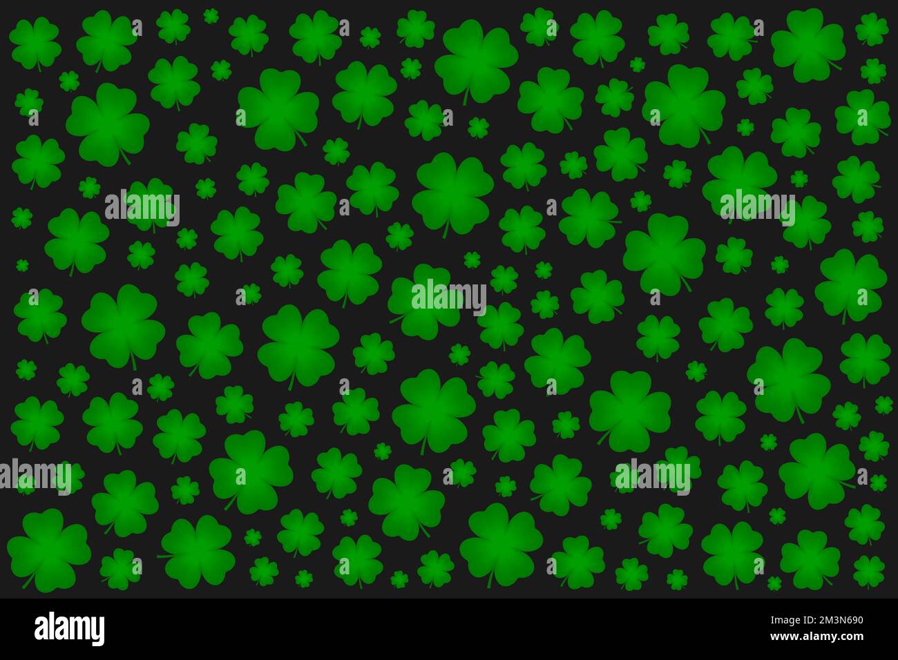 Four leaf clover pattern. Vector illustration Stock Vector Image & Art ...