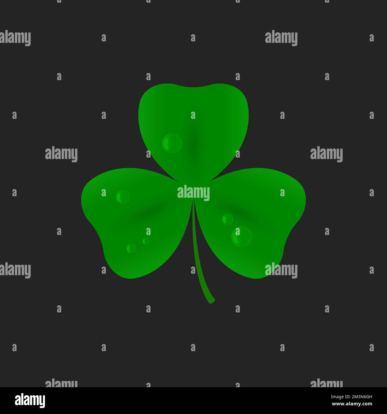 Water shamrock Stock Vector Images - Alamy