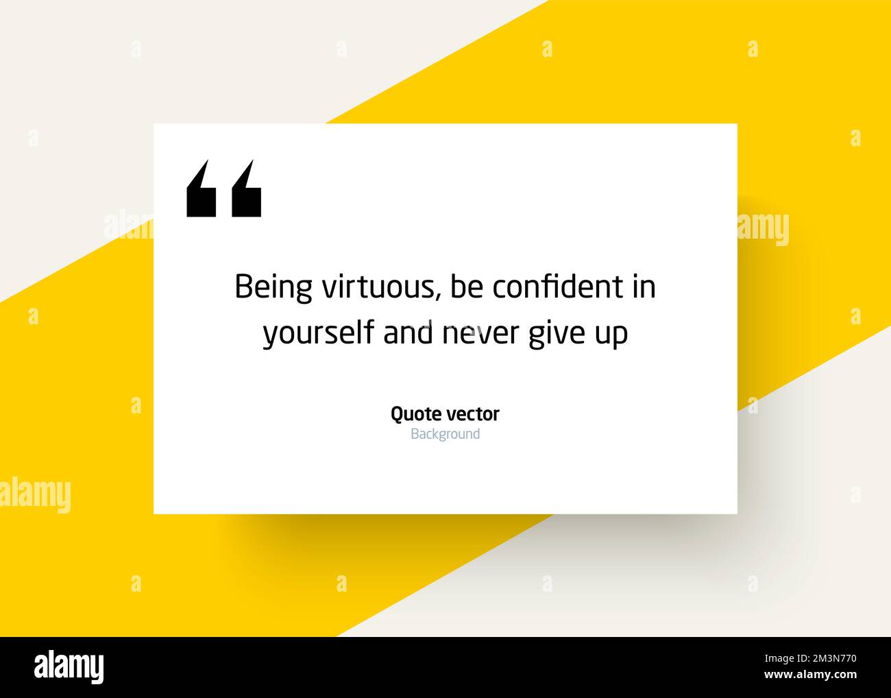 Quote background vector. Creative Modern Material Design Quote text ...