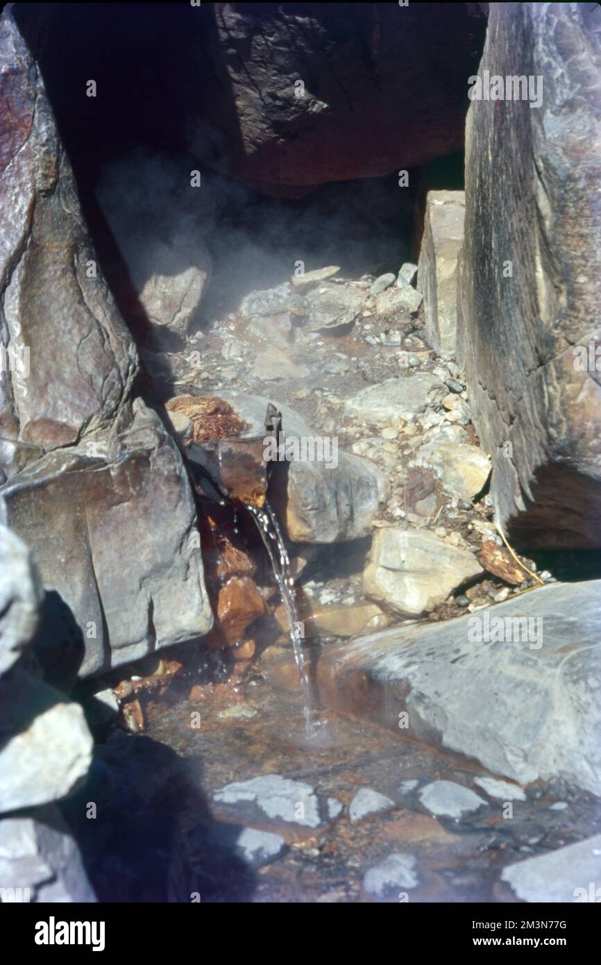 Hot Water Springs :- Sulfuric water source in a picturesque environment ...
