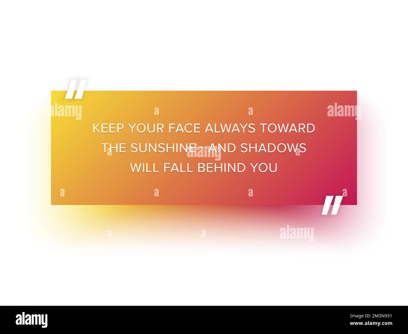 Quote background Vector. Modern Quote Template with Neon shadow ...