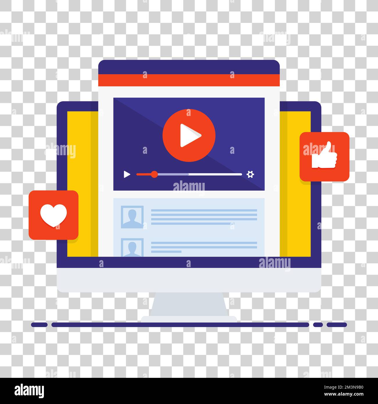 Video tutorials icon concept. Online webinar icon design. Study and ...