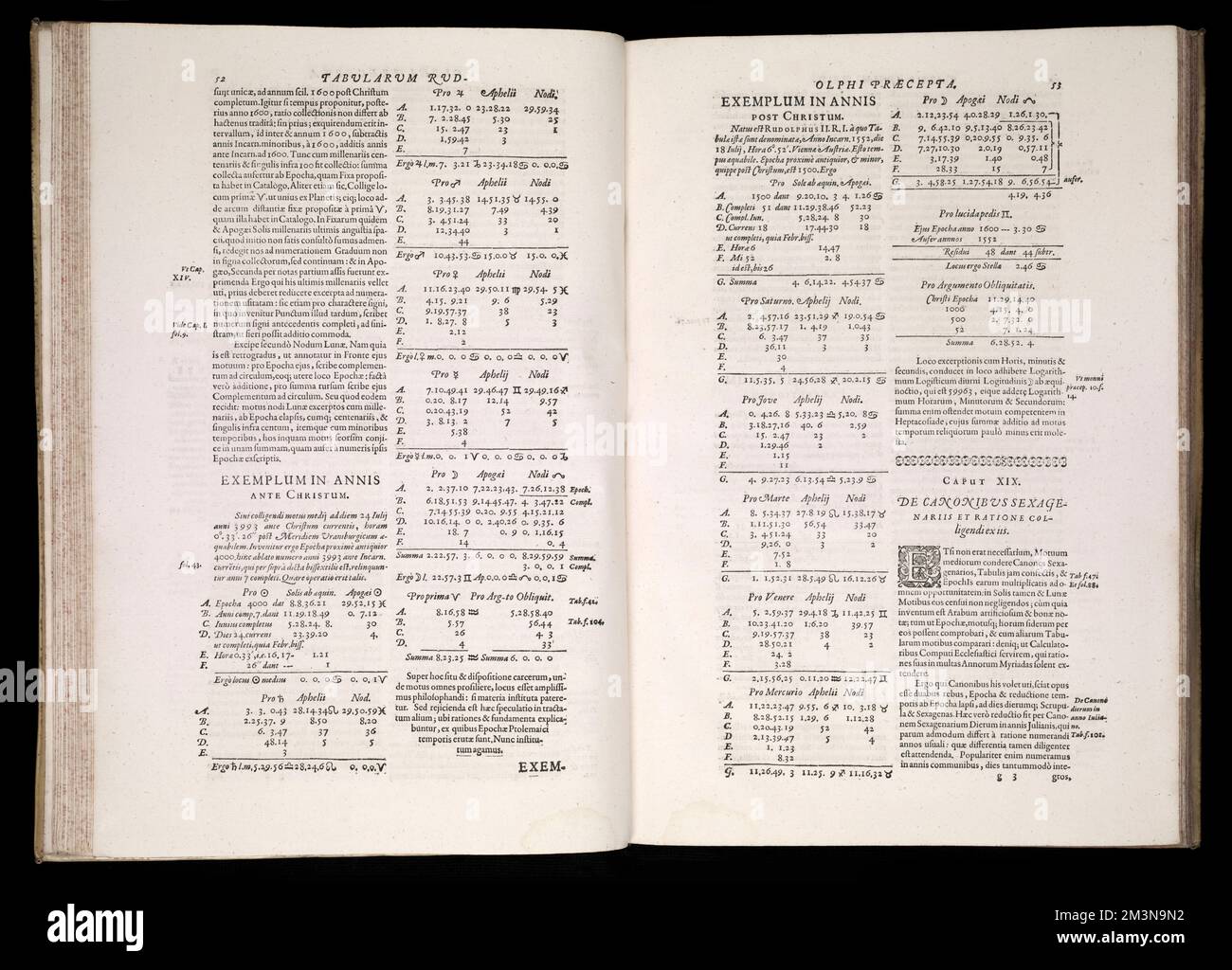 Tabvlæ Rudolphinæ; Rudolphine Tables, a book by Johannes Kepler, Tycho ...