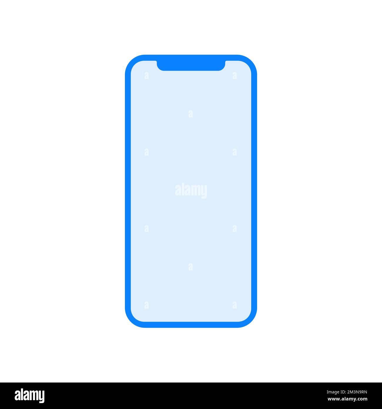 Smartphone icon. Mobile phone icon on white background. Cellphone ...