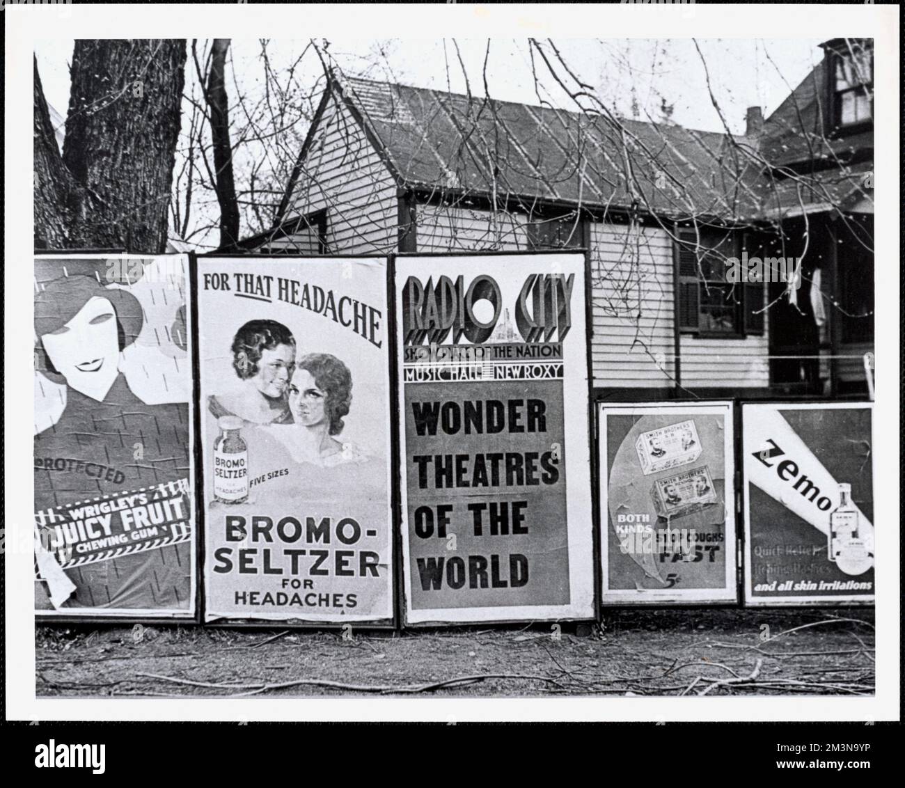 Poster advertisements by railroad tracks , Posters, Advertisements ...