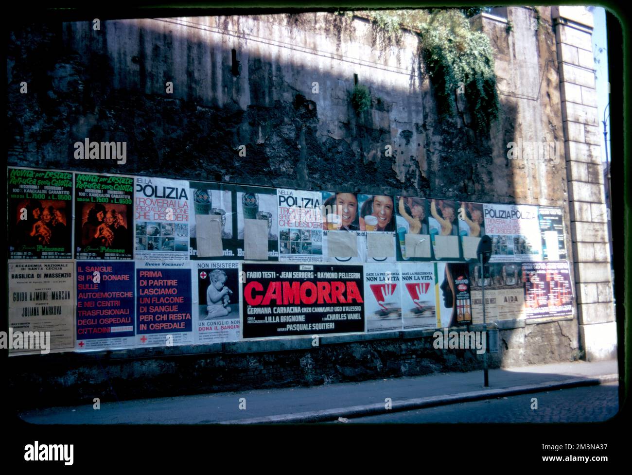 Posters on retaining wall, Rome, Italy , Posters, Retaining walls ...