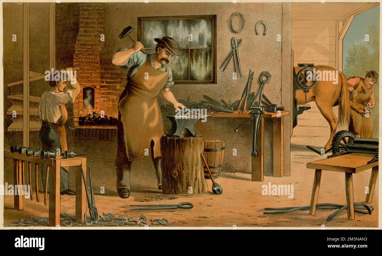 Prang's aids to object teaching - trades and occupations - plate 4 ...