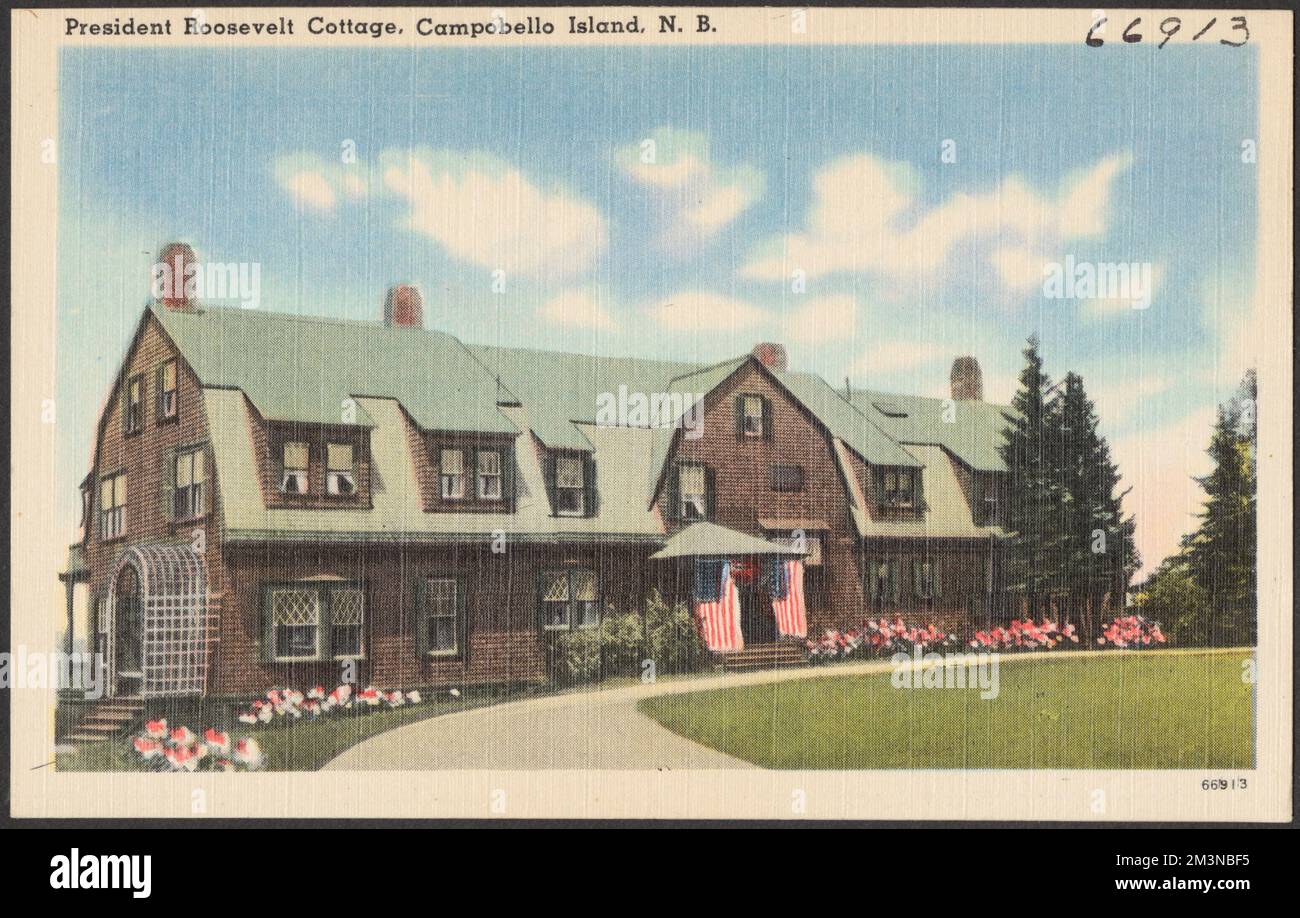 President Roosevelt Cottages, Campobello Island, N. B. , Cabins ...
