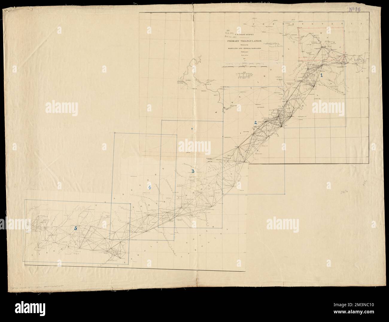 Primary triangulation between the Maryland and Georgia base-lines ...